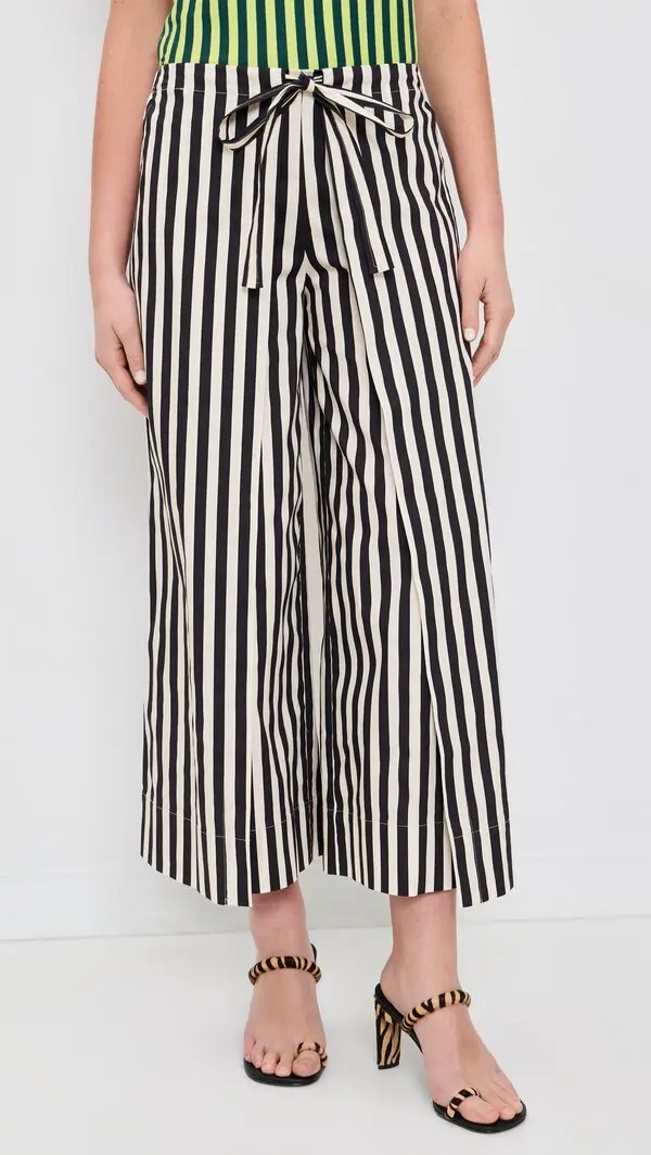 SIMONMILLER Striped Poplin Pants