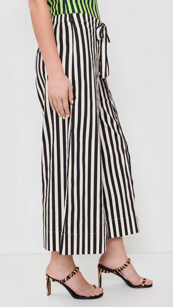 SIMONMILLER Striped Poplin Pants