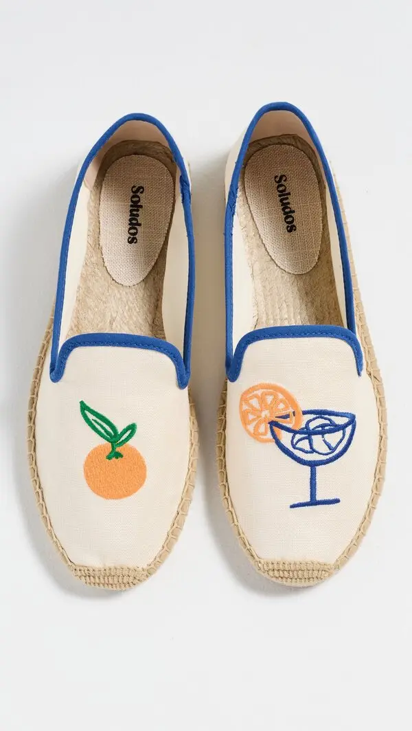 Soludos The Embroidered Smoking Espadrilles