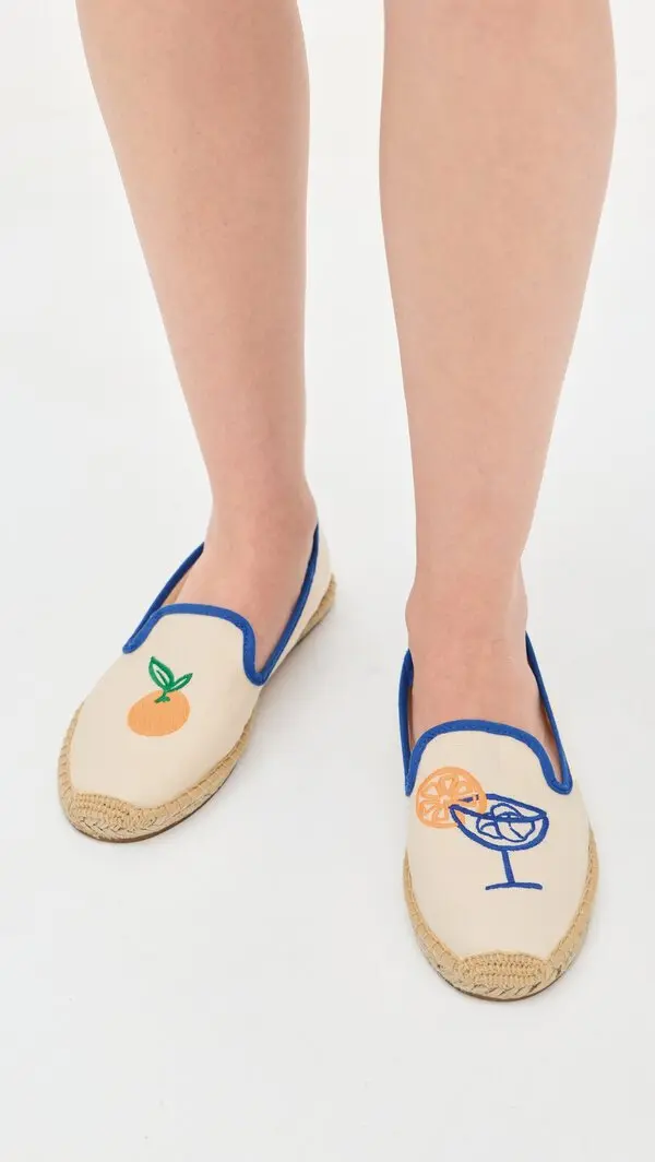 Soludos The Embroidered Smoking Espadrilles