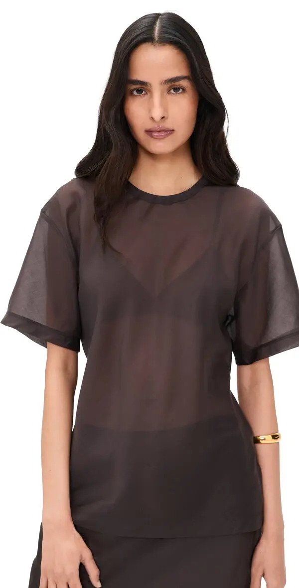 Helmut Lang Sheer Relax Airy Tee