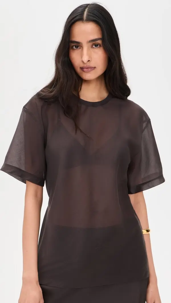 Helmut Lang Sheer Relax Airy Tee