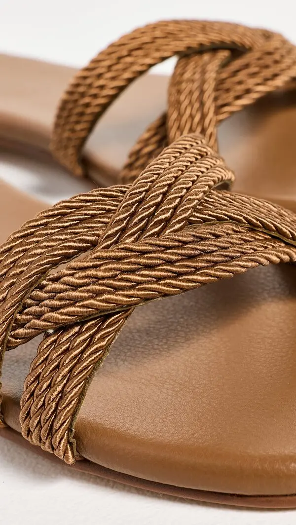 Kaanas Ayanna Rope Sandals - Coffee