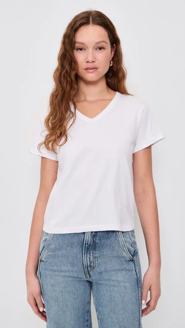 LESET Margo V Neck Shirt