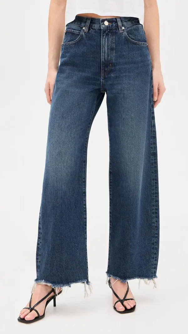 FRAME The Bow Wide Leg Jeans