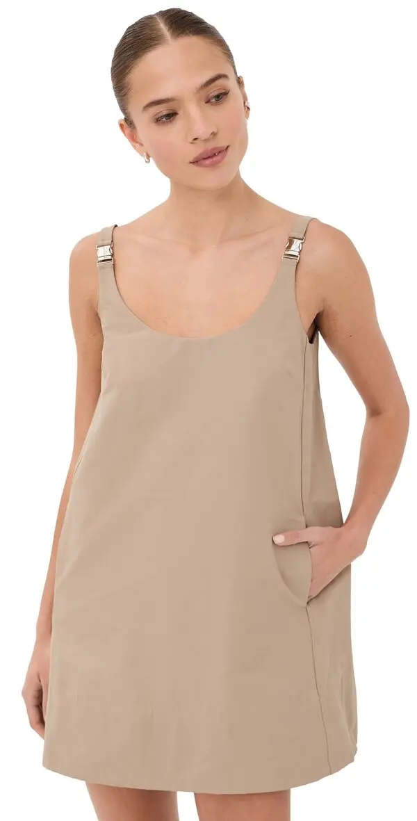 Staud Glade Mini Dress - Desert