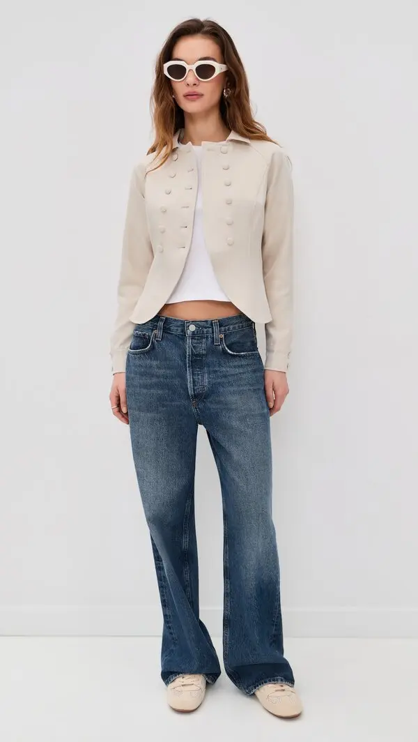 Lioness Form Jacket - Cream