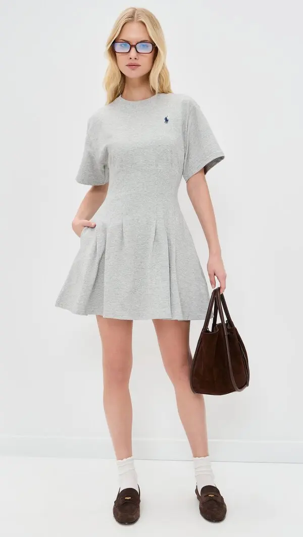 Polo Ralph Lauren Crew Neck Mini Dress