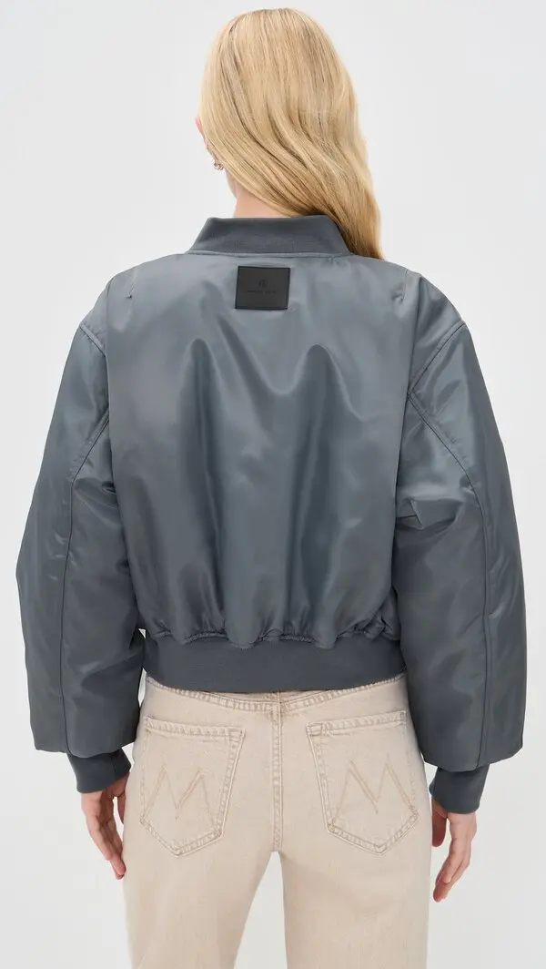 ANINE BING Cropped Leon Bomber