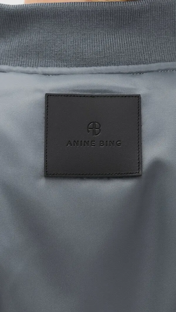 ANINE BING Cropped Leon Bomber