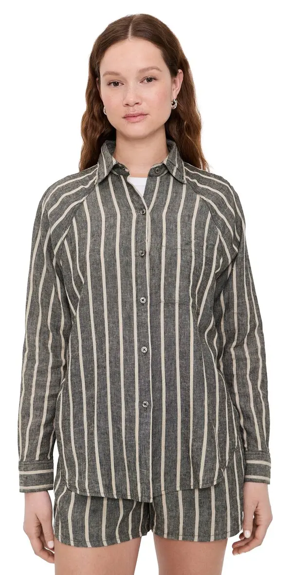 Z Supply Striped Button-down Shirt