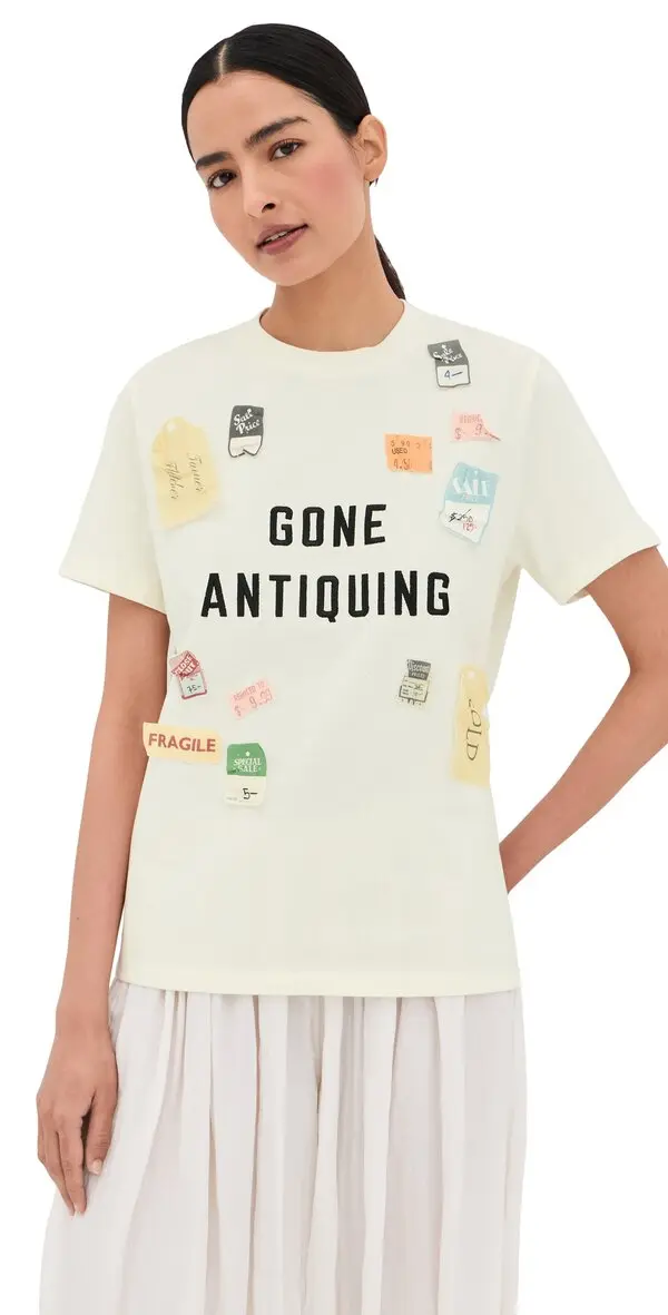 TANNER FLETCHER Gone Antiquing Applique Tee