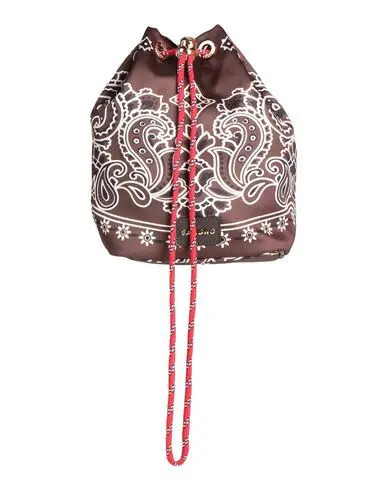 Sandro Paisley Print Bucket Bag - Brown