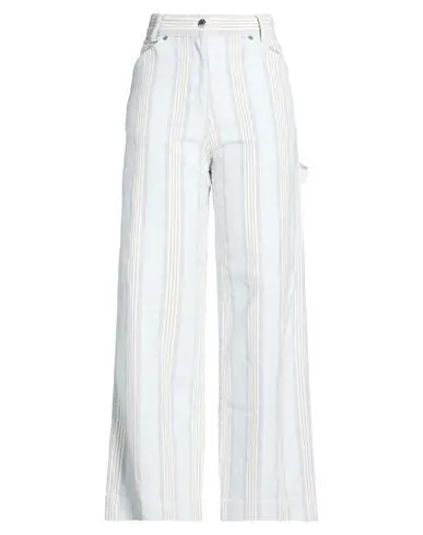 Sandro Striped Canvas Pants - Sky Blue