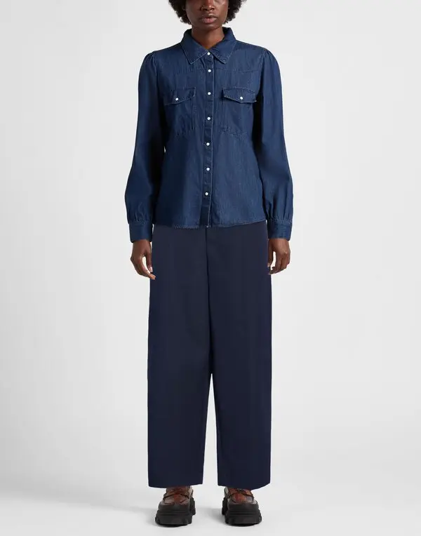 Sandro Wide-leg Twill Pants