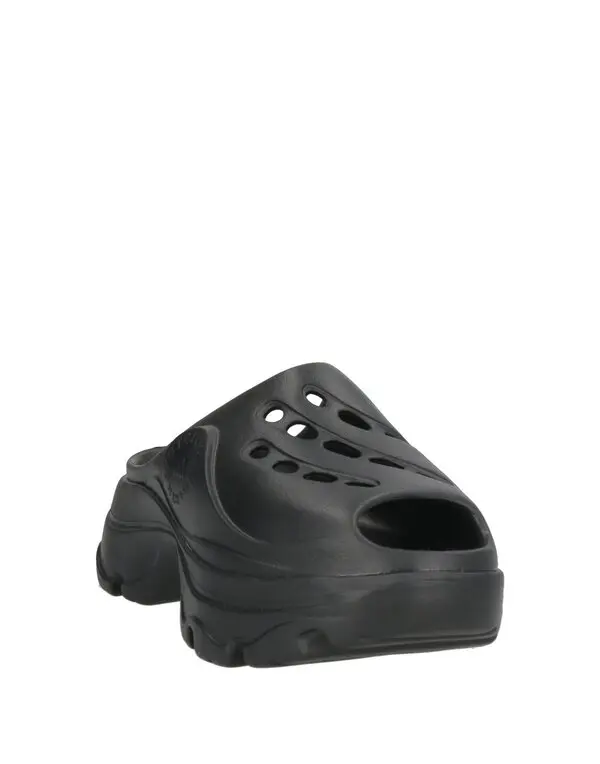 Adidas By Stella McCartney Rubber Slide Sandals - Black