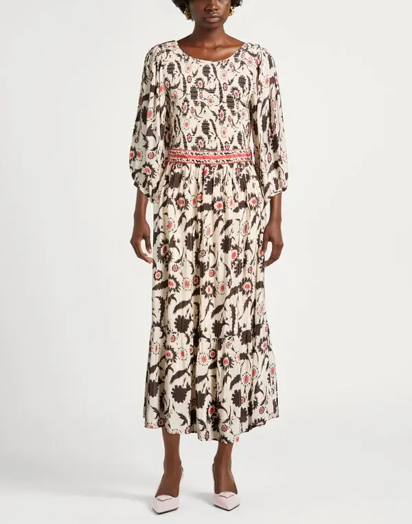 Ba&sh Multicolor Viscose Midi Dress