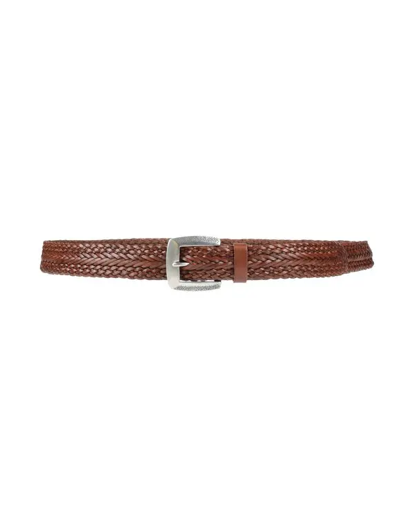 John Varvatos Braided Leather Belt