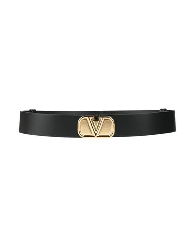 Valentino Garavani Leather Belt - Black