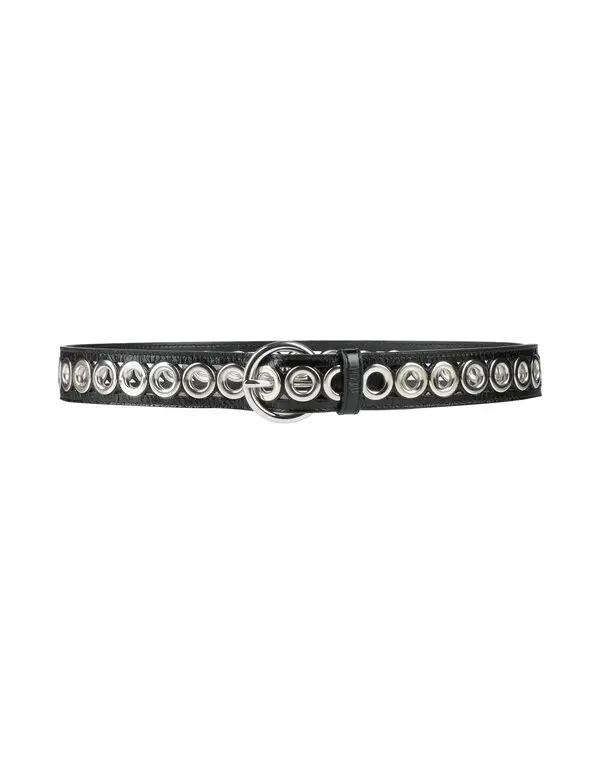Sandro Leather Belt With Appliqués