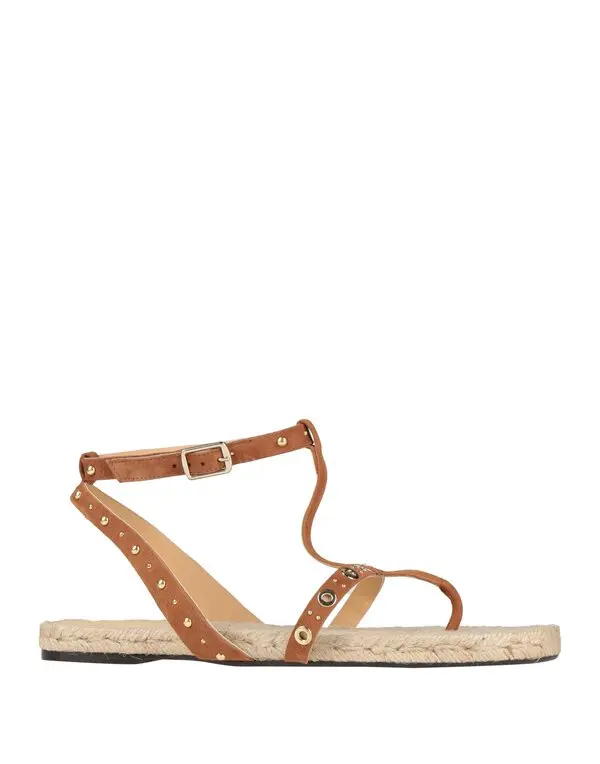 CastaÑer Leather Espadrille Sandals With Embellishments