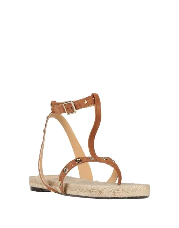 CastaÑer Leather Espadrille Sandals With Embellishments