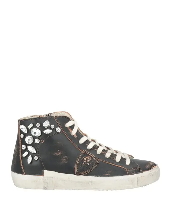 Philippe Model Prsx Leather Sneakers - Black