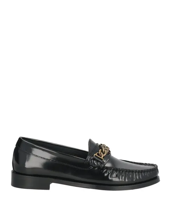 Sandro Loafers In Leather - Black