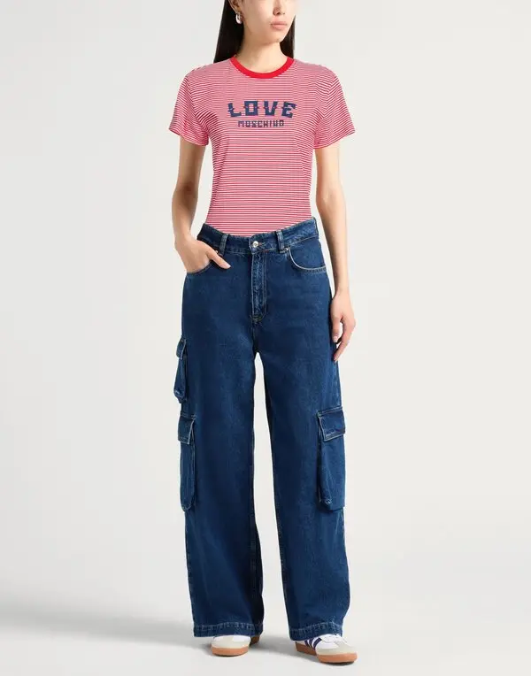 Moschino Striped Cotton T-shirt