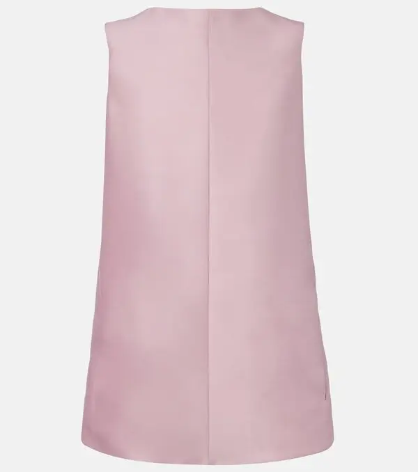 Balenciaga Silk And Wool Minidress