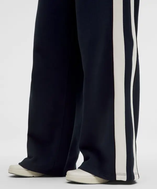 Lululemon Steady State Oversized Track Pant - True Navy/light Ivory/black