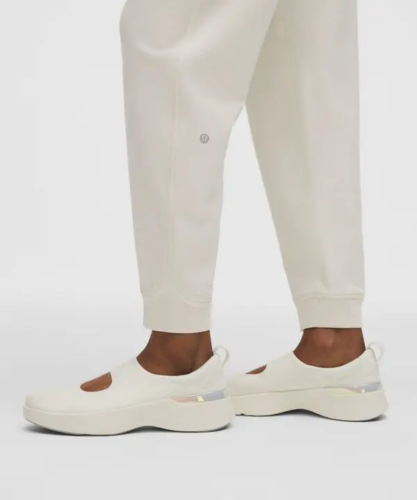 Lululemon Textured Fleece High-rise Jogger - Light Ivory/light Ivory