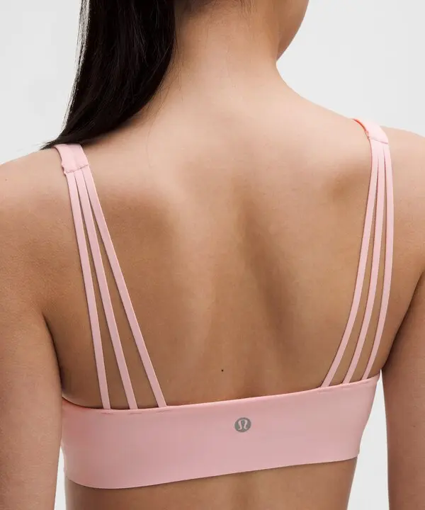 Lululemon Flexyflex Squareneck Yoga Bra - Pink Pearl