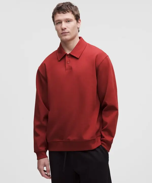 Lululemon Grand Standard Long-sleeve Polo - Rocket Red