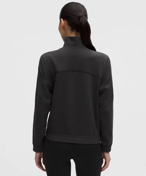 Lululemon Textured Fleece Half Zip - Black