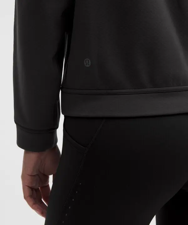 Lululemon Textured Fleece Half Zip - Black