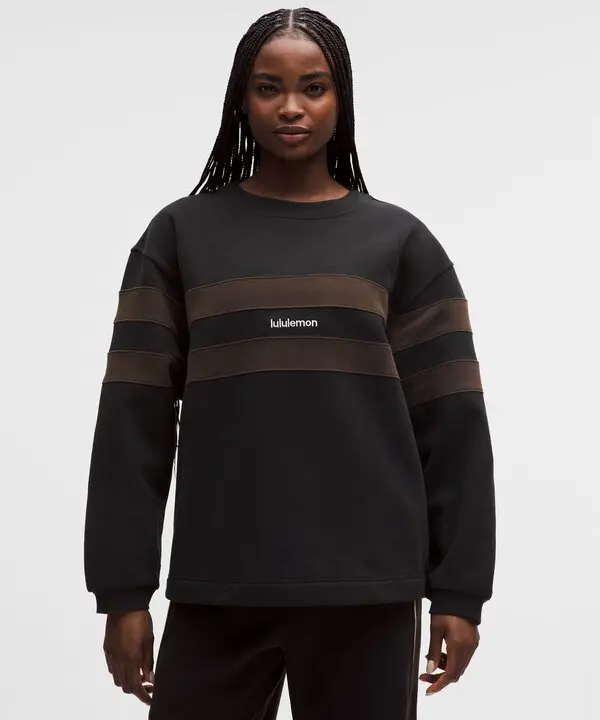 Lululemon Steady State Oversized Pullover - Black/walnut Crunch
