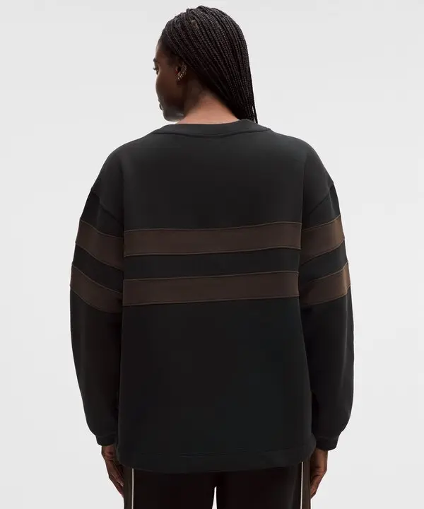 Lululemon Steady State Oversized Pullover - Black/walnut Crunch
