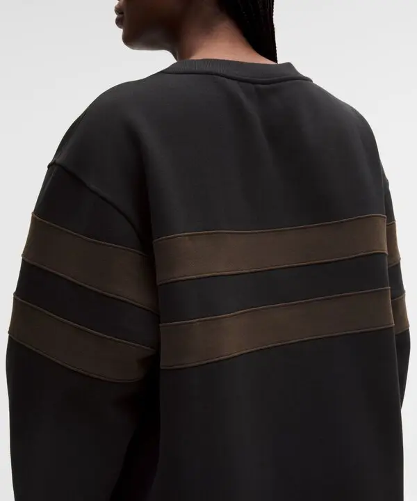 Lululemon Steady State Oversized Pullover - Black/walnut Crunch