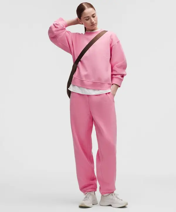 Lululemon Steady State Superloft Crewneck Sweatshirt - Candy Cloud