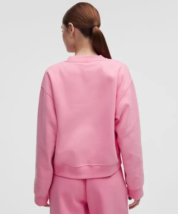 Lululemon Steady State Superloft Crewneck Sweatshirt - Candy Cloud