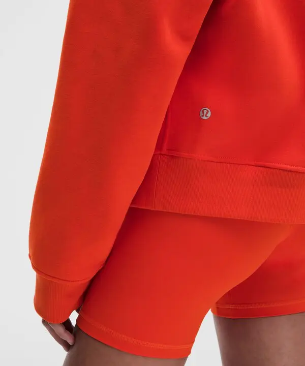 Lululemon Steady State Superloft Crewneck Sweatshirt - Cherry Ember