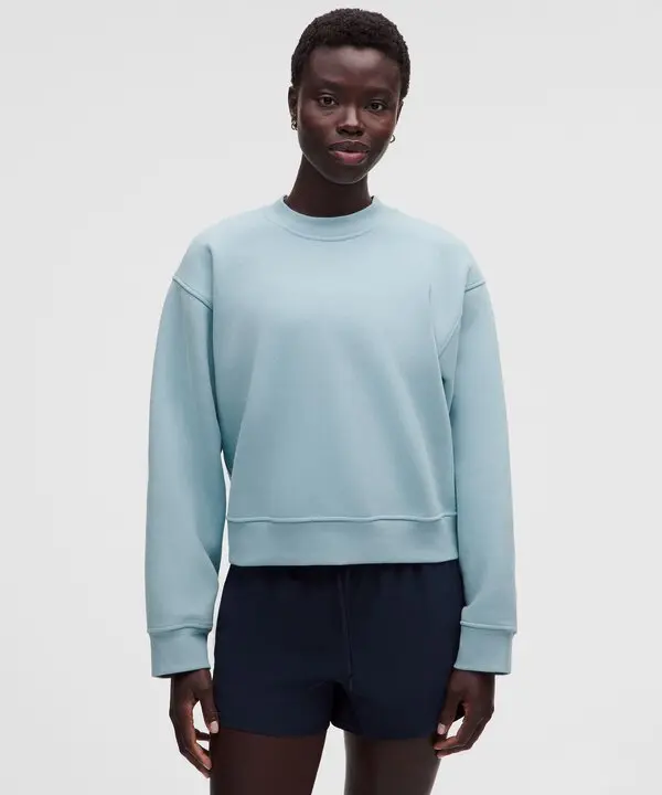Lululemon Steady State Superloft Crewneck Sweatshirt - Seafoam