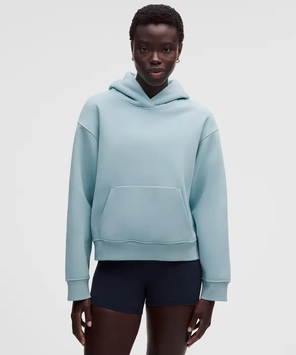 Lululemon Steady State Superloft Hoodie With Kangaroo Pocket - Seafoam