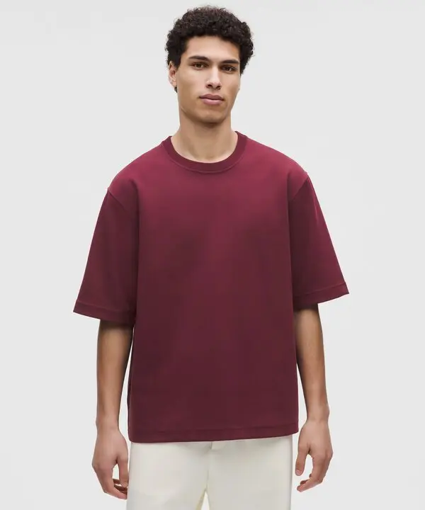 Lululemon Grand Standard Short-sleeve Crew - Burgundy Bay