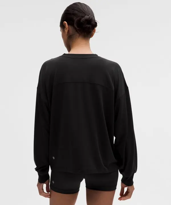 Lululemon Jersey Training V-neck Long-sleeve Shirt - Black