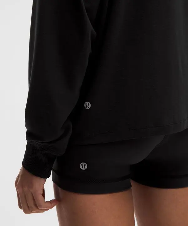 Lululemon Jersey Training V-neck Long-sleeve Shirt - Black