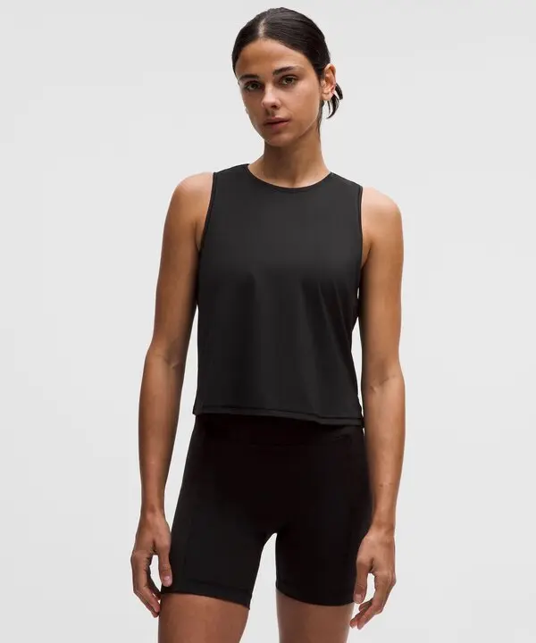 Lululemon Lightweight Waist-length Running Tank Top - Black