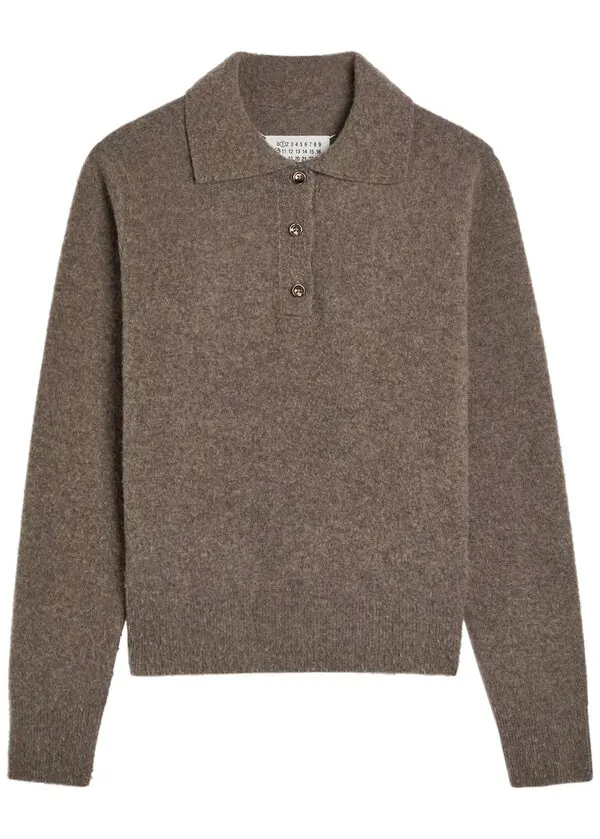 MAISON MARGIELA Wool Polo Jumper