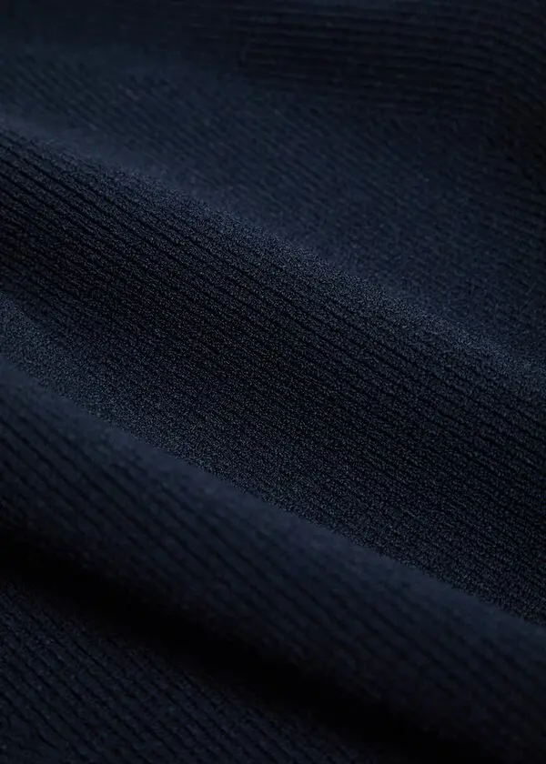 Veronica Beard Portia Knit Mini Dress - Navy